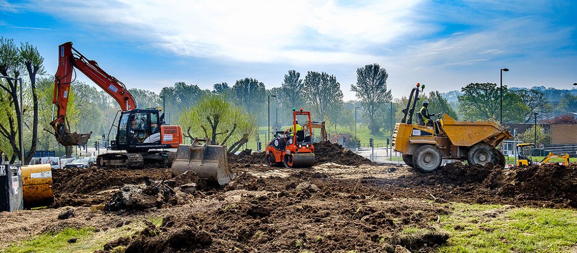 New Royal Surrey Hospital ward construction Apr-May 2020 | Chris Mann ...